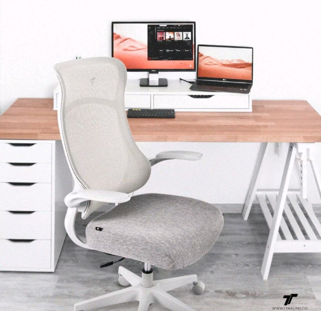 TT Airflex Ergochair Home Office Mesh Chair, Furniture & Home Living ...
