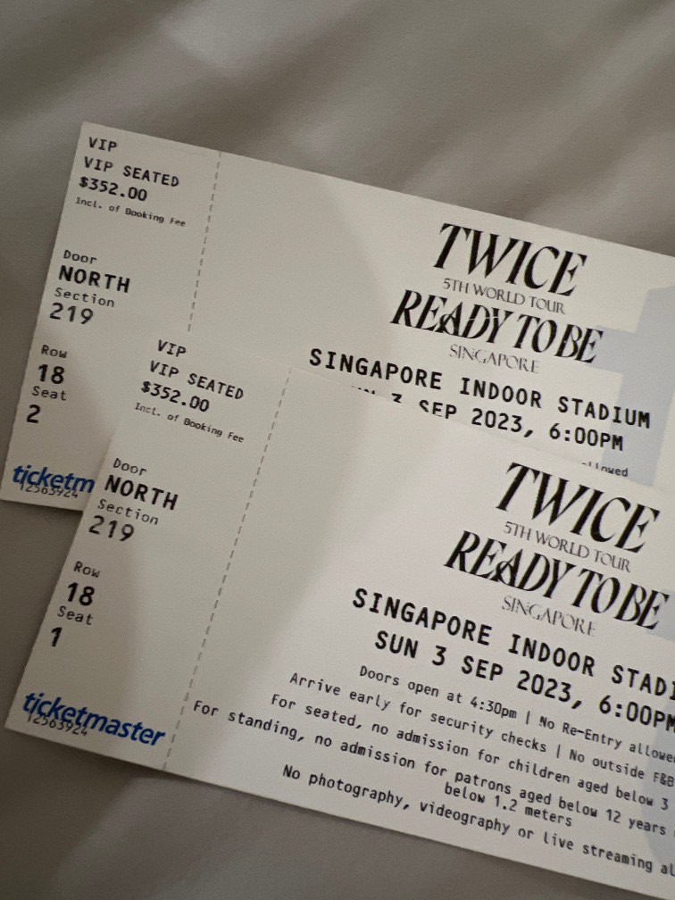 TWICE VIP seated tickets, Tickets & Vouchers, Event Tickets on Carousell TWICE VIP seated tickets, Tickets & Vouchers, Event Tickets on Carousell