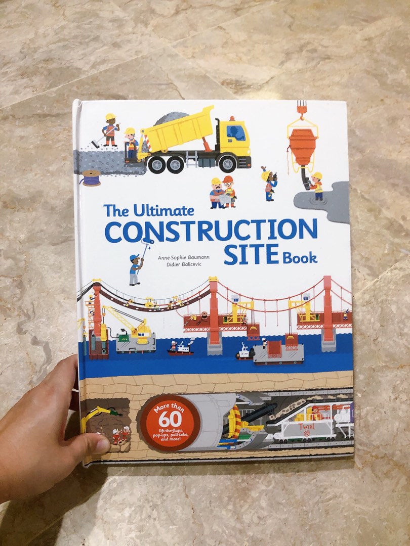 Ultimate Construction Site book - Big size, Buku & Alat Tulis, Buku ...