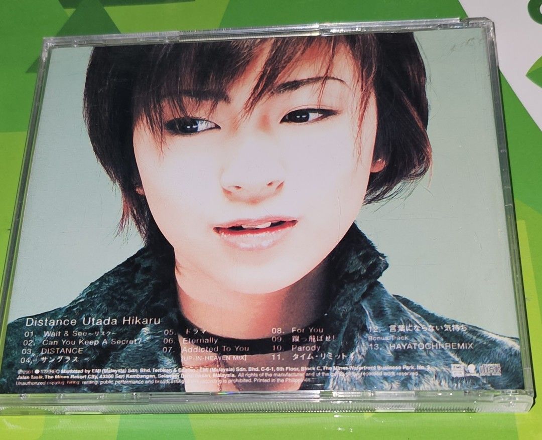 Utada Hikaru Distance Mint On Carousell