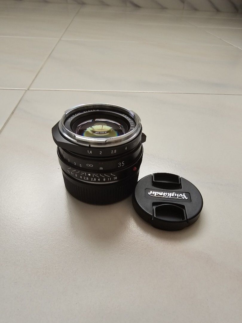 Voigtlander Nokton Classic II 35mm f1.4 VM mount, Photography, Lens ...