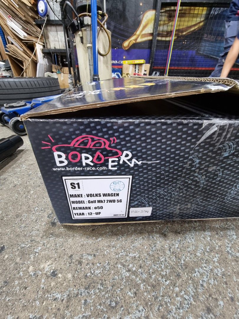 Vw golf mk7 tsi border s1 coilover, Car Accessories, Accessories on ...