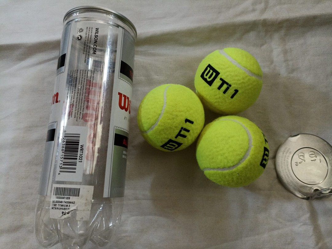 Wilson Titanium Tennis Balls, Sports Equipment, Sports & Games, Racket ...