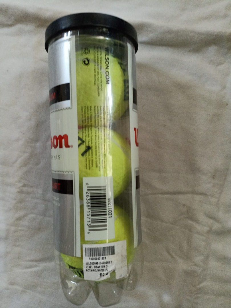 Wilson Titanium Tennis Balls, Sports Equipment, Sports & Games, Racket ...