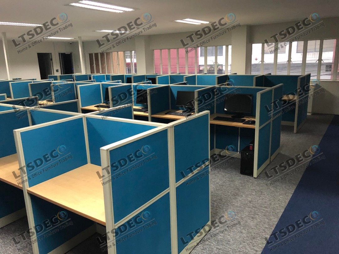 WORKSTATION BPO TABLE OFFICE PARTITION FURNITURES on Carousell