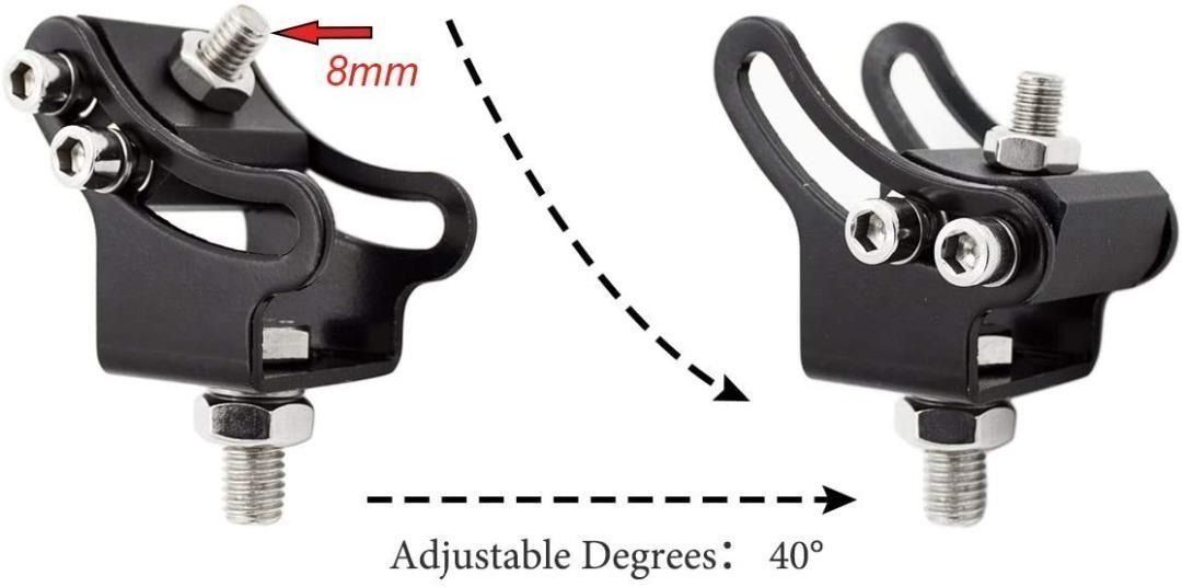 WOWLED 2 x Slide Mounting Bracket for LED Work Light Bar Lamp ...