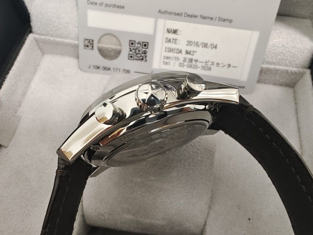 Zenith El Primero Chronomaster Open heart power reserve, Luxury ...