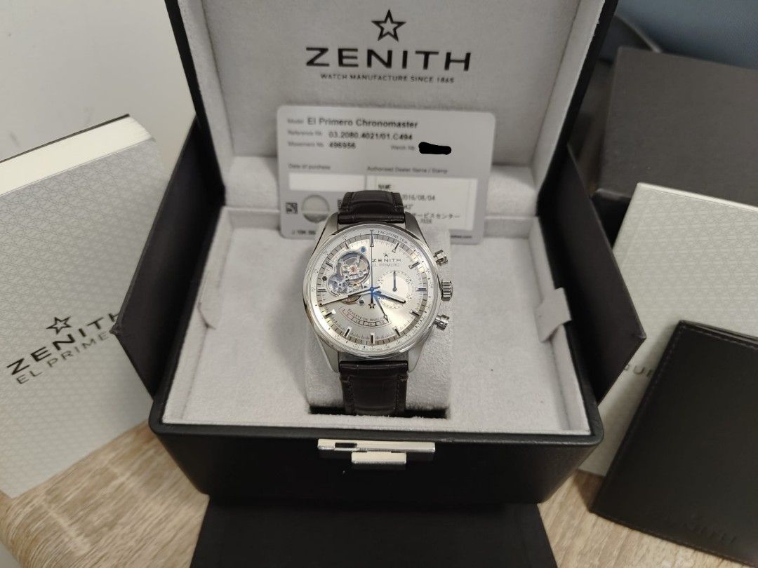 Zenith El Primero Chronomaster Open heart power reserve, Luxury ...