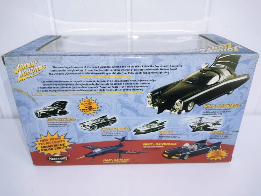 2002 BATMAN 1960s BATMOBILE JOHNNY LIGHTNING 1/24 SCALE DIECAST MODEL ...