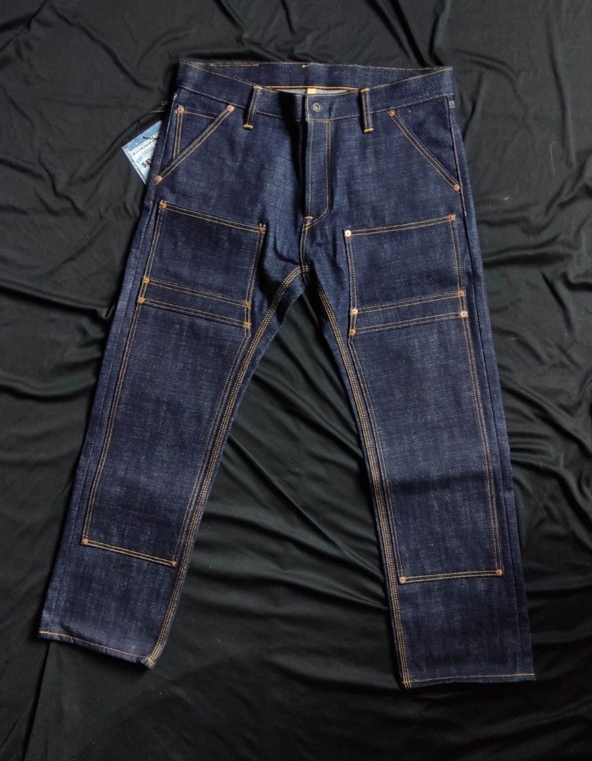 21oz heavyweight raw denim red Selvedge, Men's Fashion, Bottoms, Jeans ...