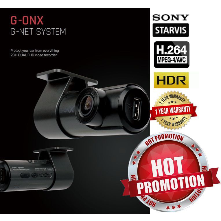 3K+REVIEWS!⚡️GNet Korea G-On X Car CCTV front+Rear DashCam Sony Starvis ...