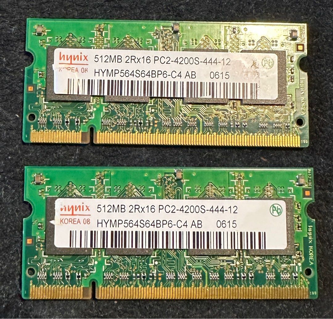 2 x on board RAM + 1 x on board WIFI card, Computers & Tech, Parts ...