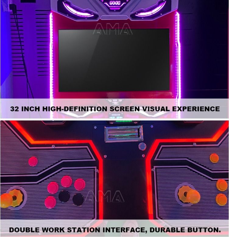 32'1500 Games 9 Boxing Big Arcade Game Machine on Carousell