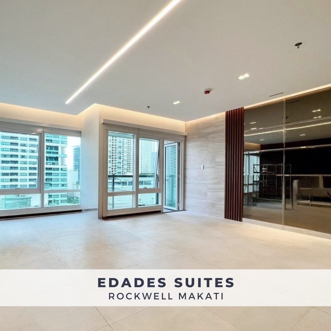 3BR Edades Suites Rockwell Makati For Rent | Brand New 3BR with 3 ...