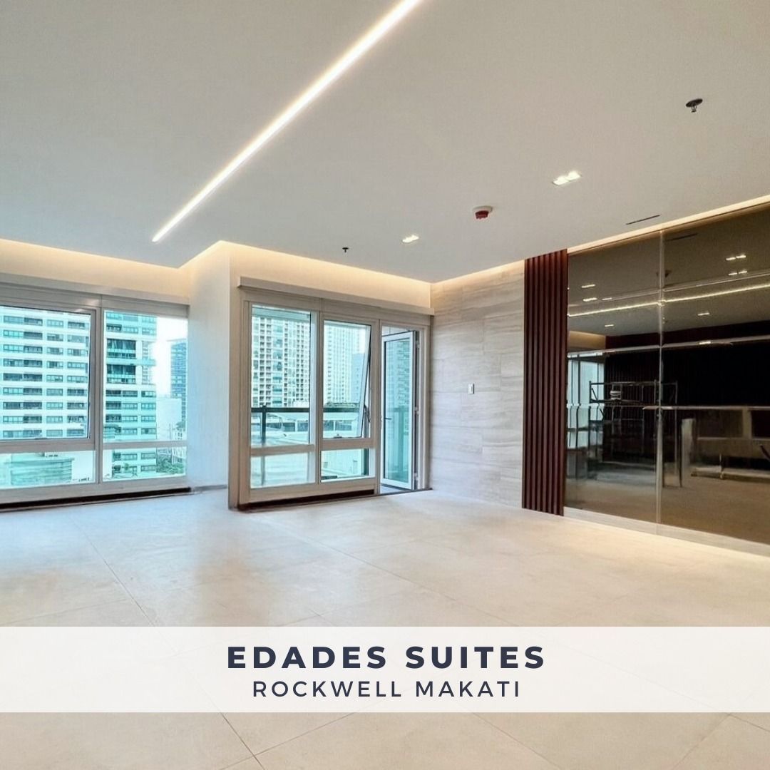3BR Edades Suites Rockwell Makati For Rent | Brand New 3BR with 3 ...