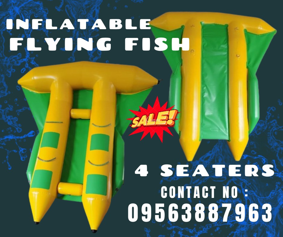 4 SEATERS - INFLATABLE FLYING FISH on Carousell
