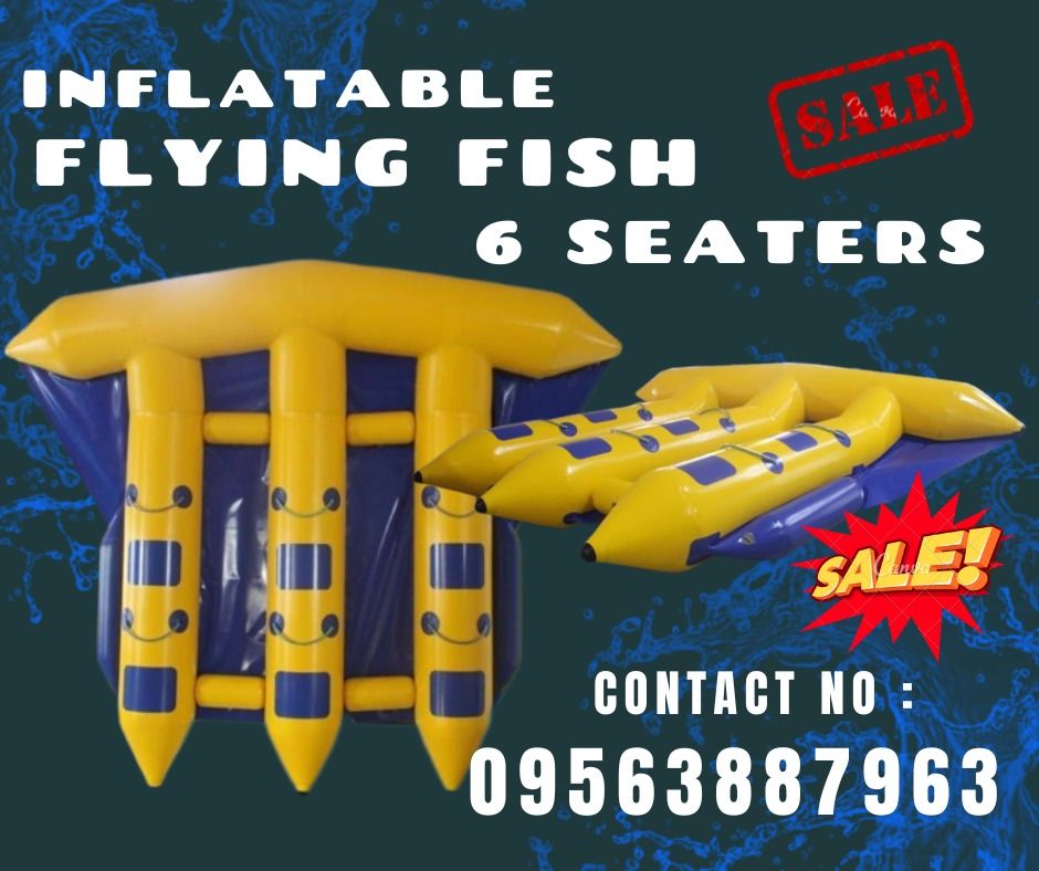 6 SEATERS - FLYING FISH INFLATABLE on Carousell