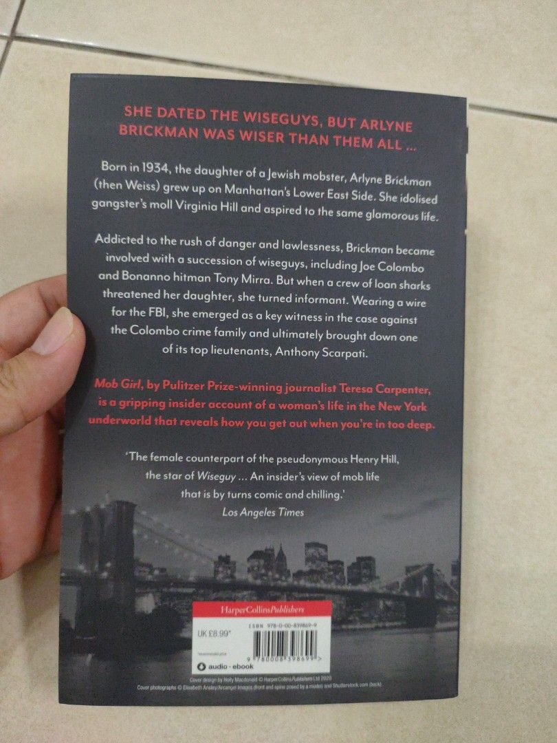 [ 100% Original ] Mob Girl: A Woman's Life in the Underworld by Teresa ...