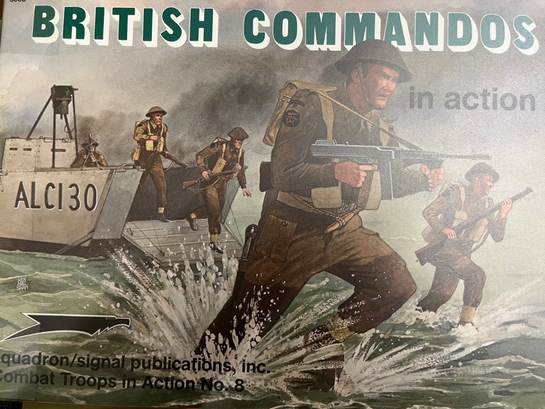 軍事模型參考書 British Commandos in action, 興趣及遊戲, 書本 & 文具, 雜誌及其他 - Carousell