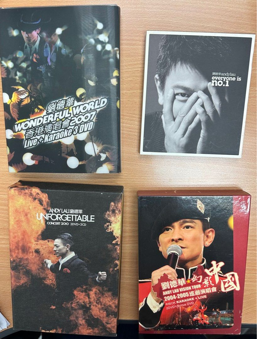 劉德華 concerts DVDs box set 及 CD, 興趣及遊戲, 音樂、樂器 & 配件, 音樂與媒體 - CD 及 DVD ...