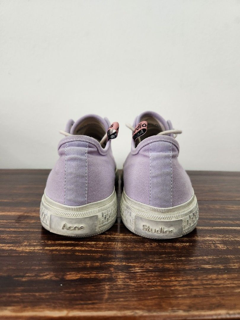 Acne Studios Ballow Tumbled Low Original distressed Sneakers, Men's ...