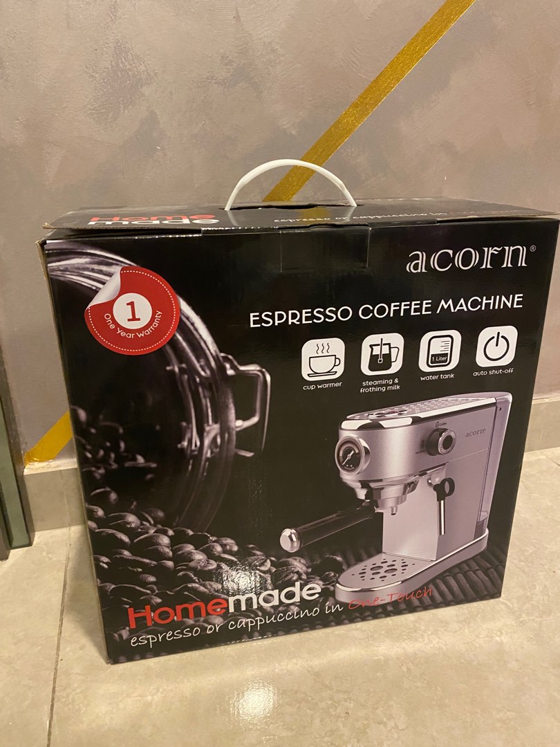 Acorn coffee machine (brand new) ST697B, TV & Home Appliances, Kitchen Appliances, Coffee ...