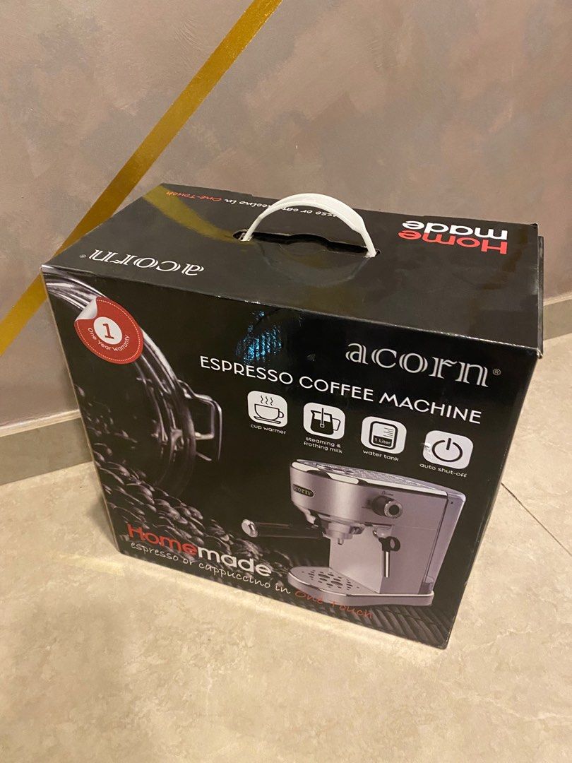 Acorn coffee machine (brand new) ST697B, TV & Home Appliances, Kitchen Appliances, Coffee ...
