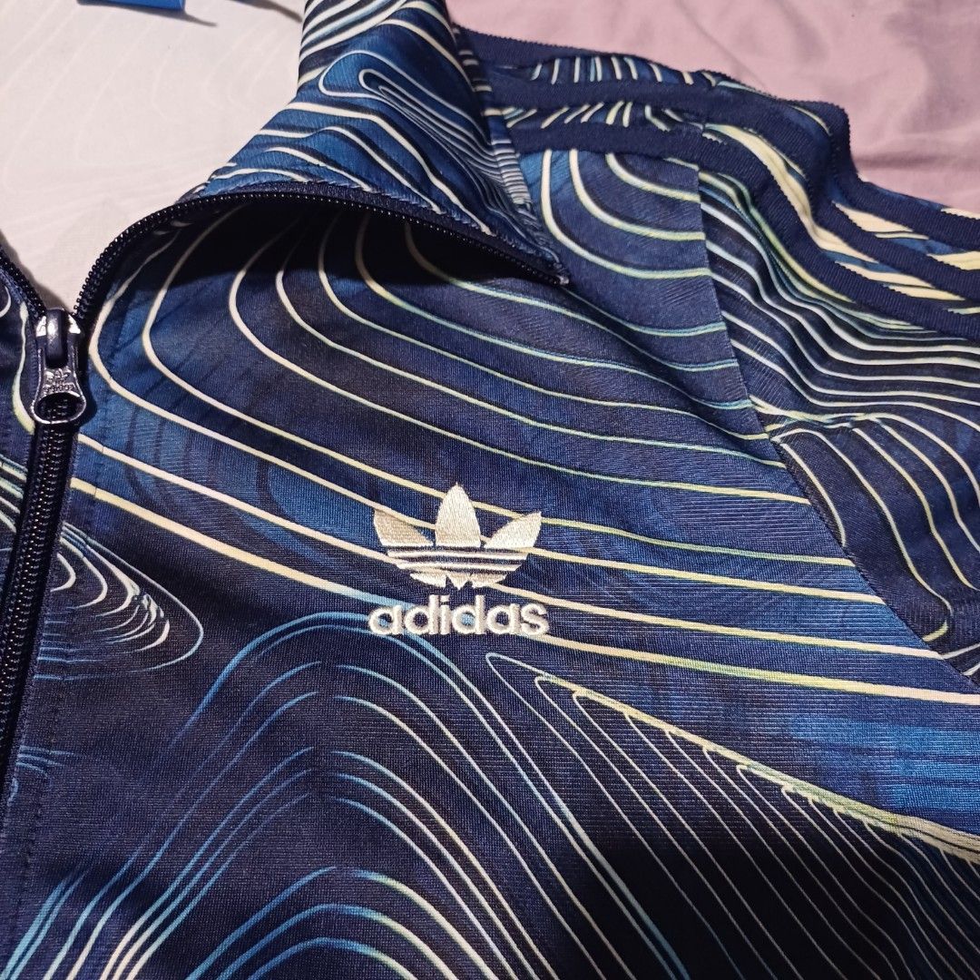 Adidas Originals Firebird Geology Print Track Jacket, Women's Fashion ...