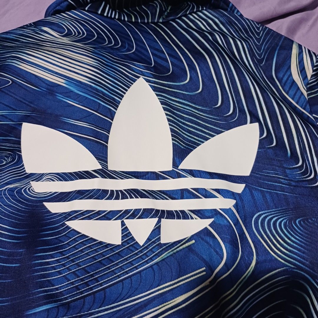 Adidas Originals Firebird Geology Print Track Jacket, Women's Fashion ...