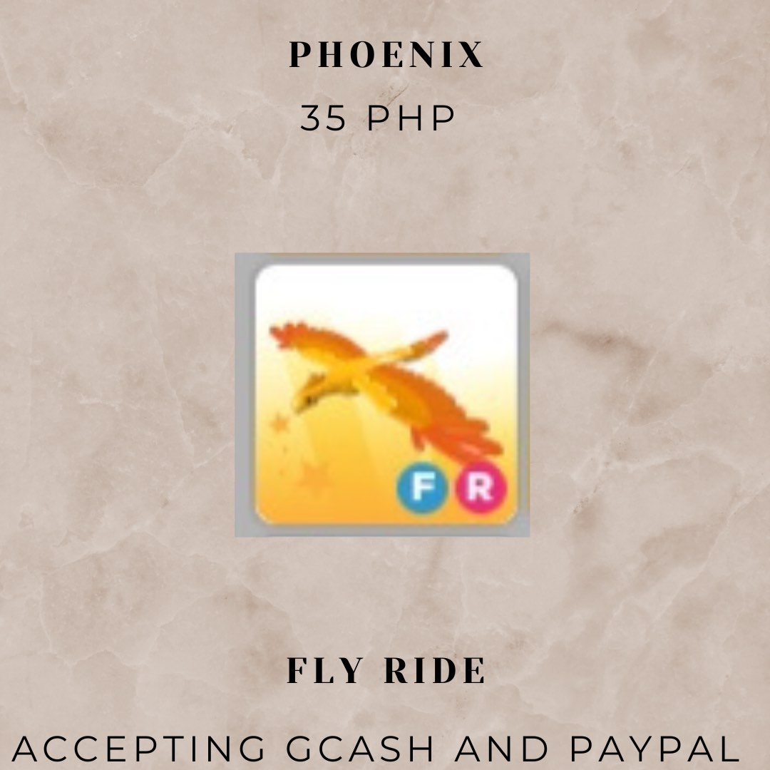 Adopt Me Pets |Phoenix, Video Gaming, Gaming Accessories, In-Game ...