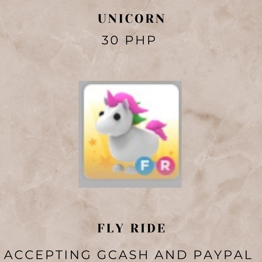 Adopt Me Pets |Unicorn, Video Gaming, Gaming Accessories, In-Game ...