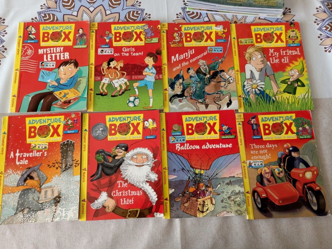 Adventure Box-English story bookd, Hobbies & Toys, Books & Magazines ...