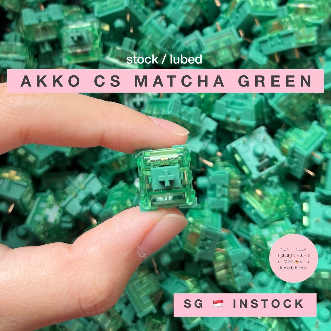 akko matcha green switches, Computers & Tech, Parts & Accessories ...