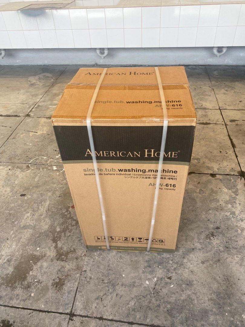 American Home AHW 616 6.2 Single tub washing machine on Carousell