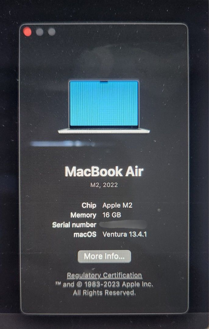 Apple Macbook Air M2 16GB RAM, Computers & Tech, Laptops & Notebooks on ...