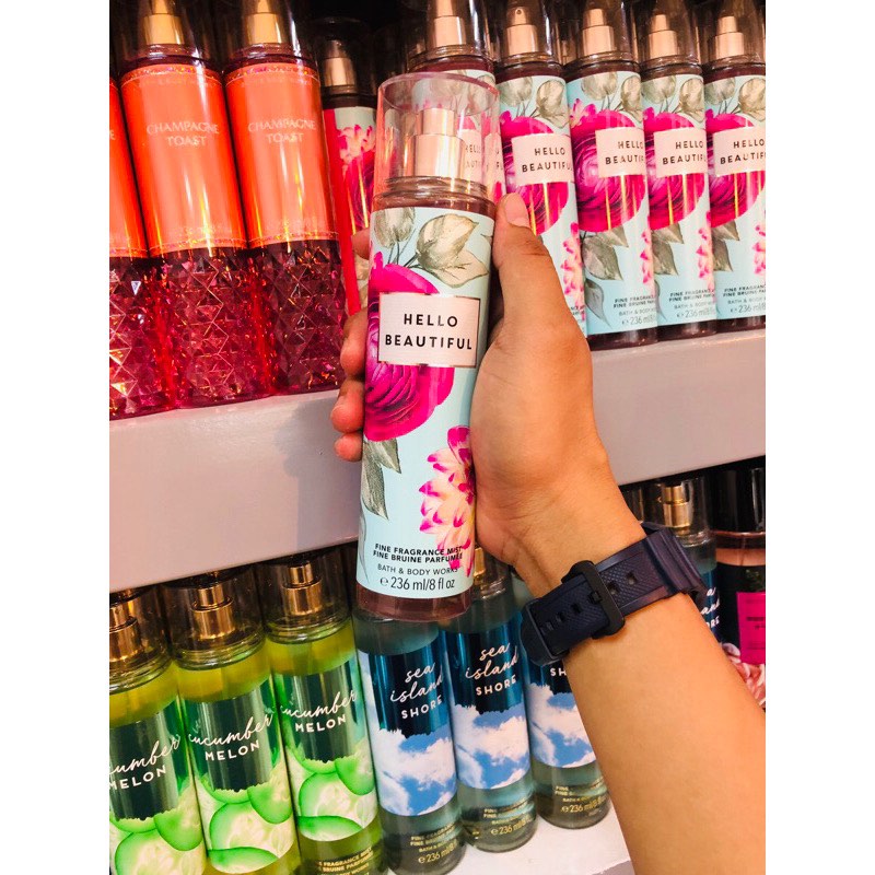 Authentic Bath & Body Works Hello Beautiful on Carousell