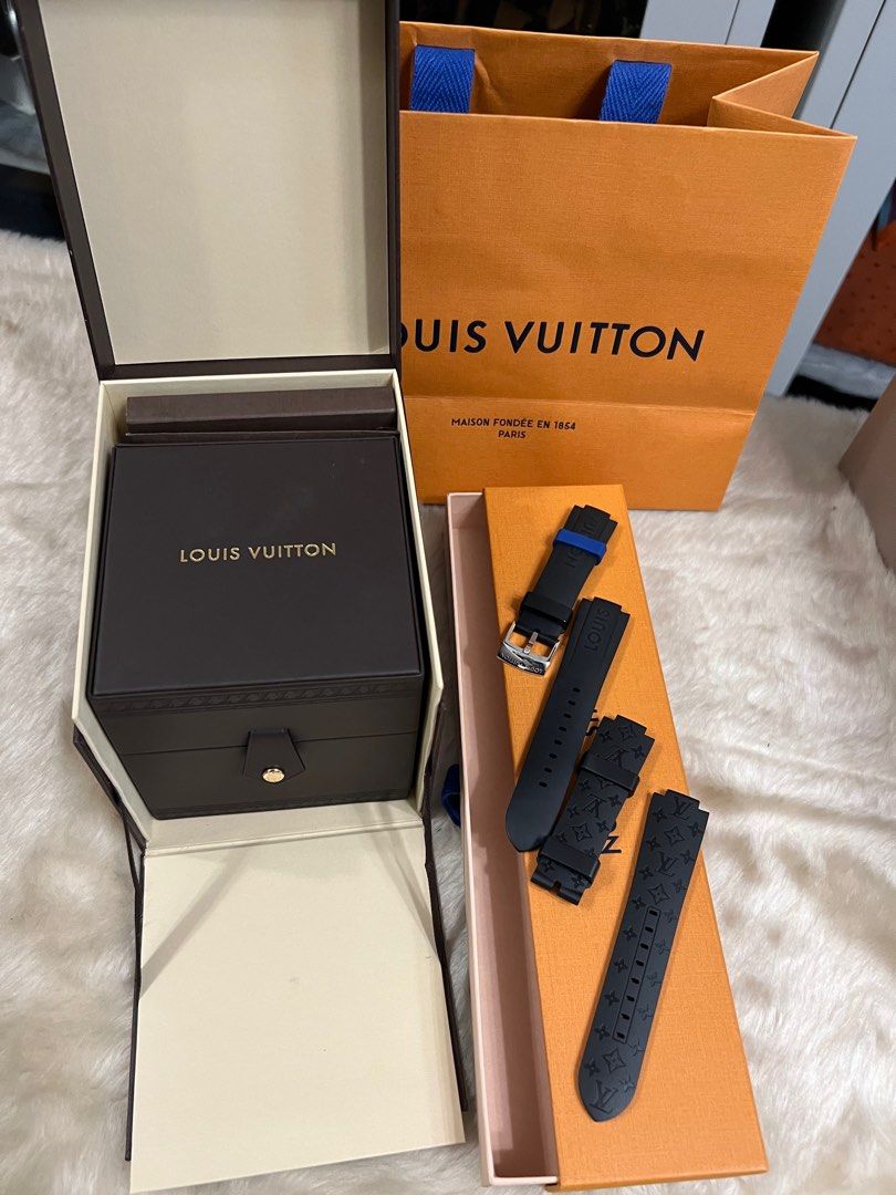 Authentic Louis Vuitton watch strap box, Luxury, Watches on Carousell