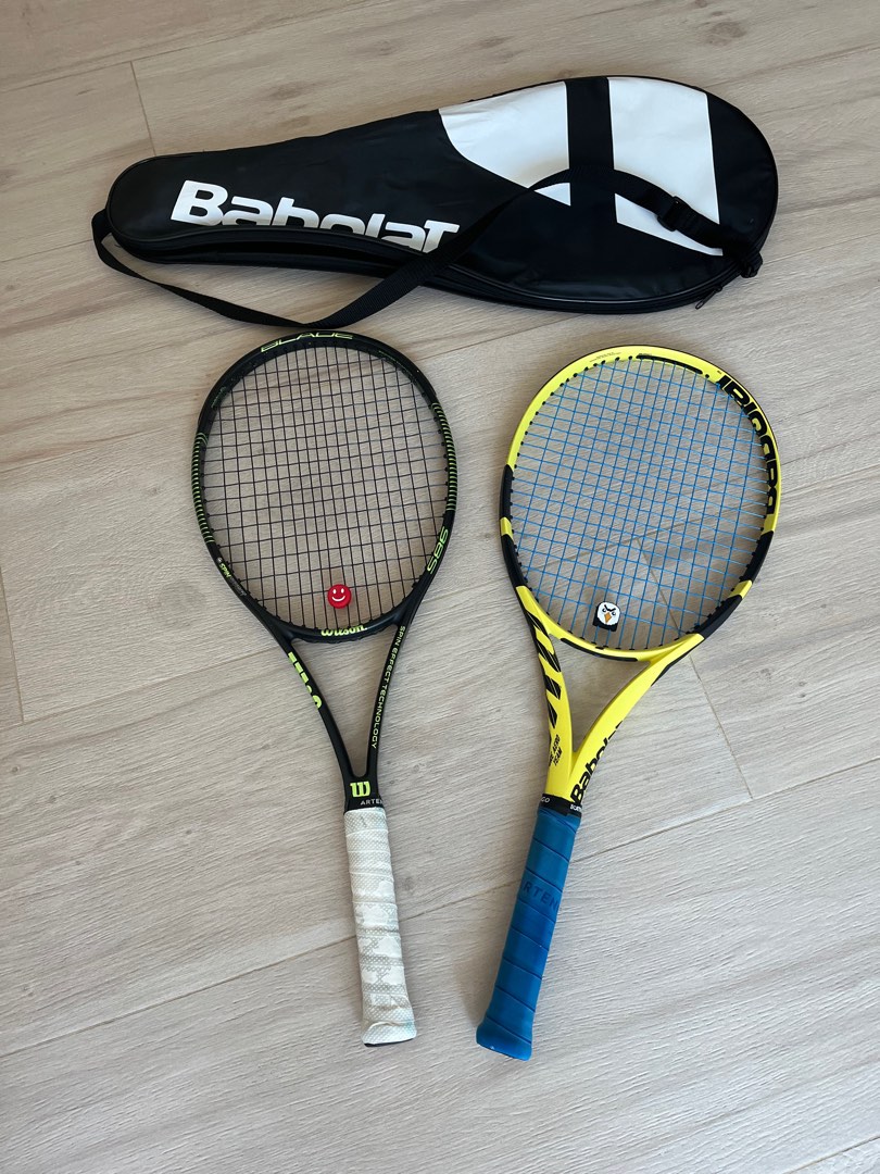Babolat, Wilson tennis racket racquet 網球拍, 運動產品, 運動與體育, 運動與體育 - 球拍和球類運動 ...