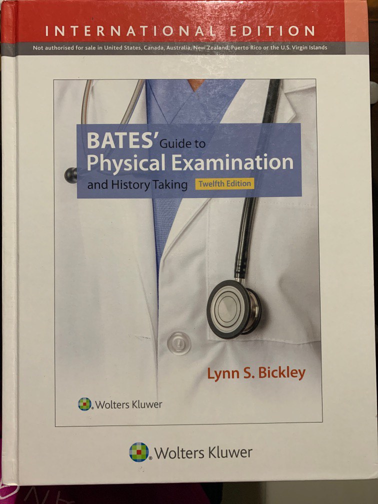Bates' Guide to Physical Examination 12th Ed, Hobbies & Toys, Books ...