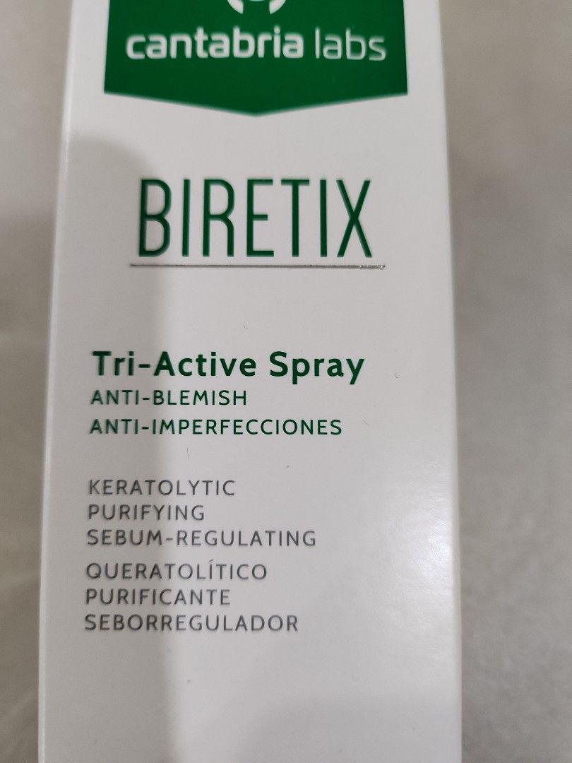 Anti Blemish Spray - Biretix Tri Active Spray, Beauty & Personal Care ...