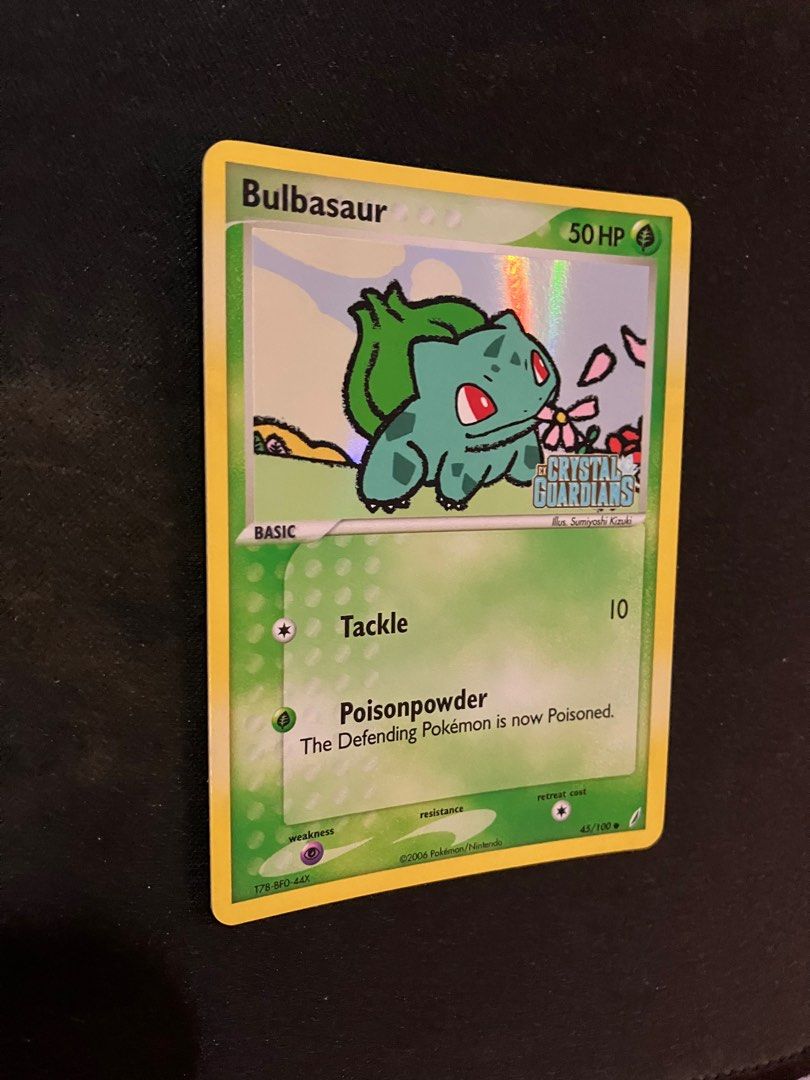 Bulbasaur Reverse Holo Crystal Guardians Pokemon Cards/TCG on Carousell
