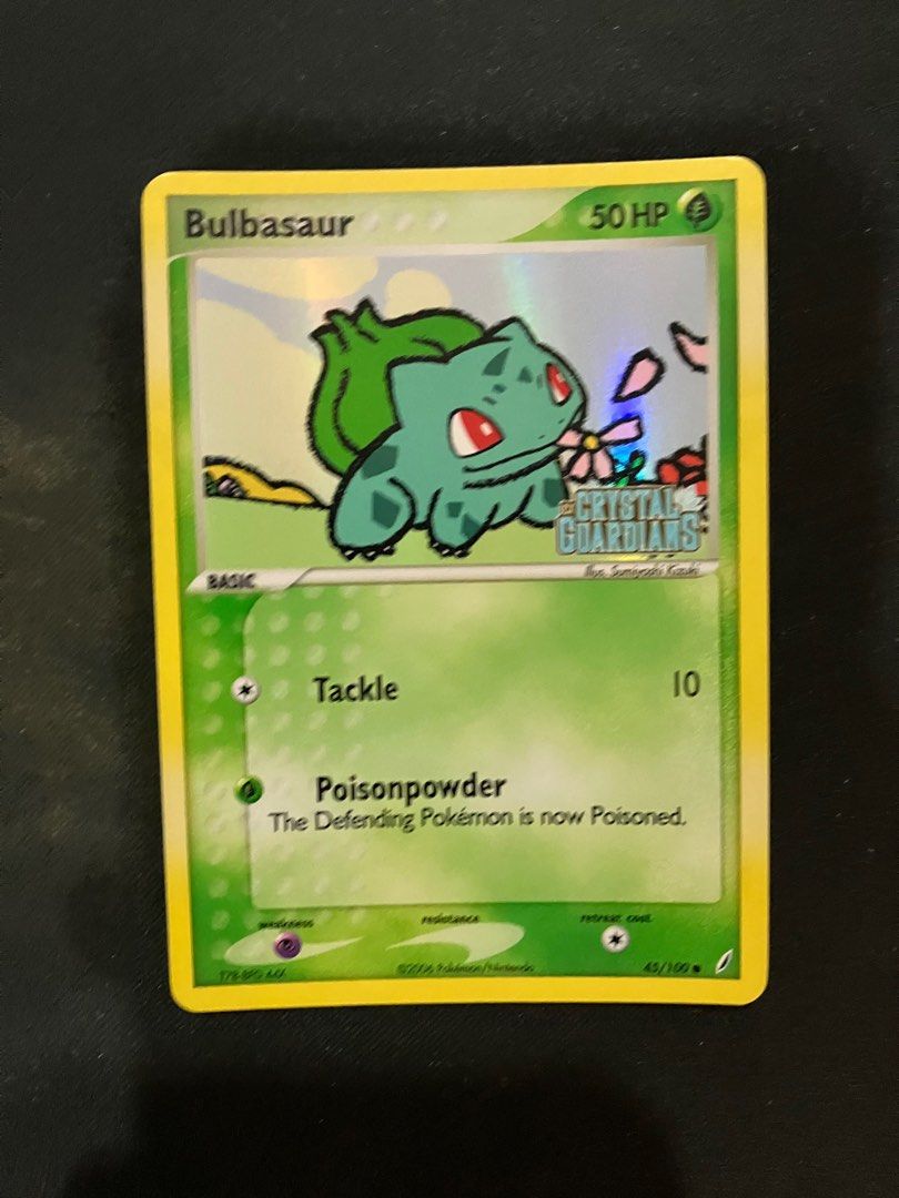 Bulbasaur Reverse Holo Crystal Guardians Pokemon Cards/TCG on Carousell