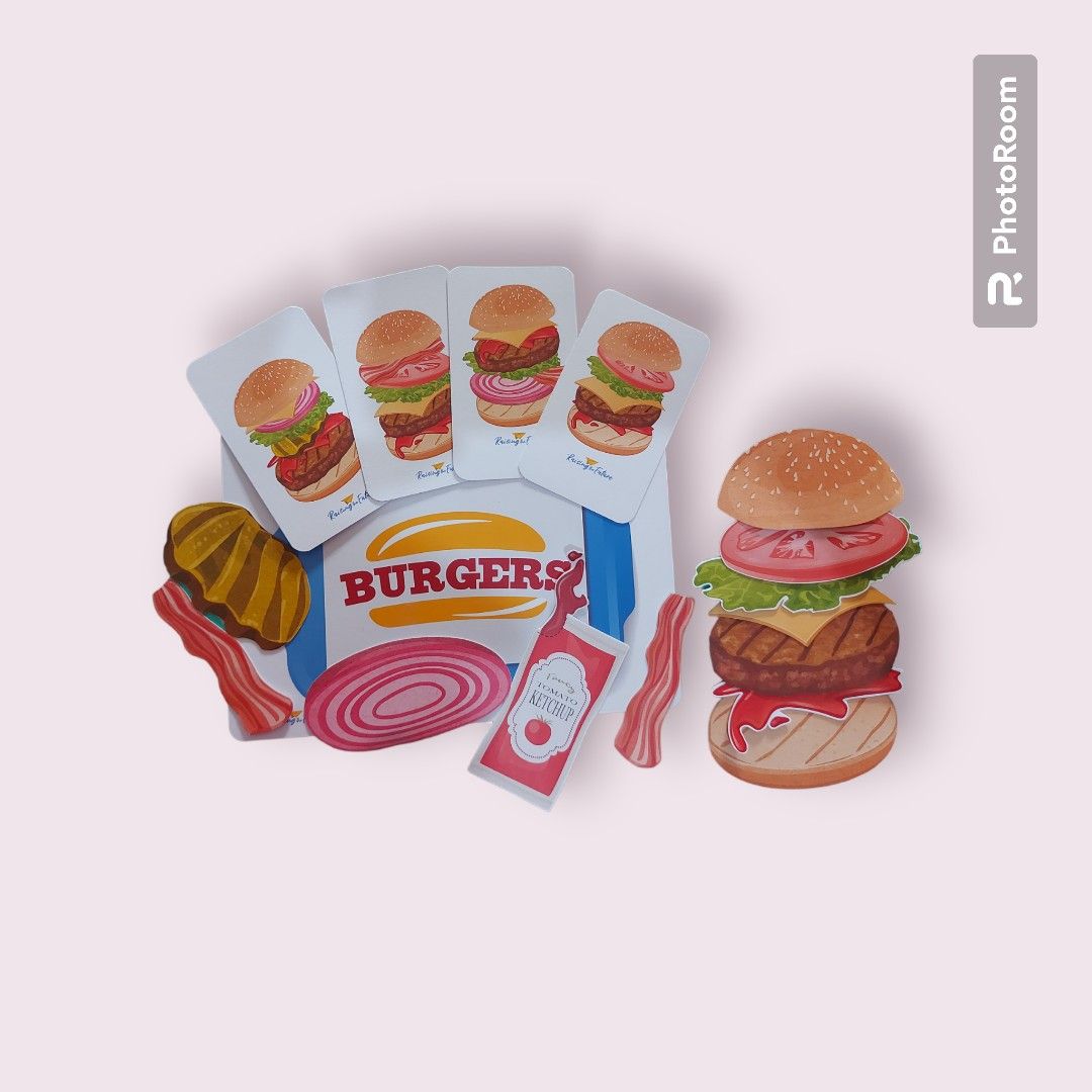 Burger Stacking Game on Carousell