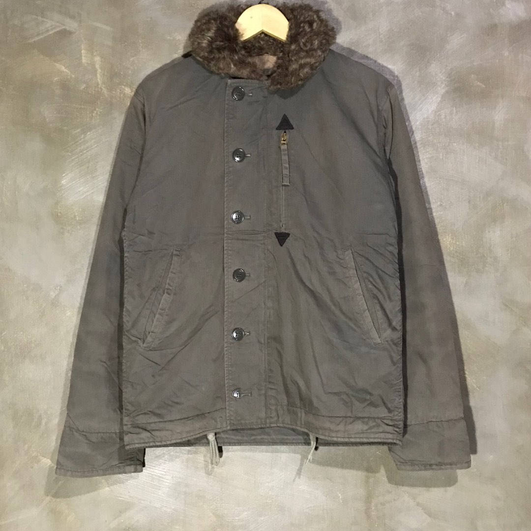 BUZZ RICKSON N1 Deck Jacket, Fesyen Pria, Pakaian , Baju Luaran di ...