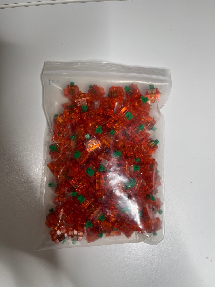 C3 Tangerine Switches Linear 67 grams (x99), Computers & Tech, Parts ...
