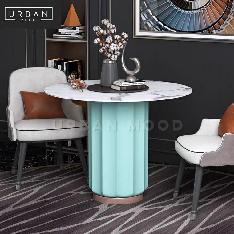 CALIBER Modern Round Dining Table, Furniture & Home Living, Furniture, Tables & Sets on Carousell