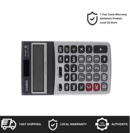 Casio Desktop 12Digits Calculator AX-120ST with Adjustable Tilt Display, Computers & Tech ...