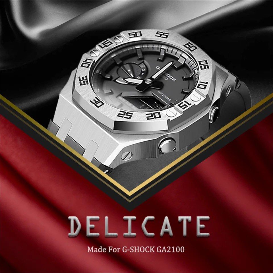 CasiOak Mod Kit for GA2100 Metal Bezel Casio Modification GEN4 ...