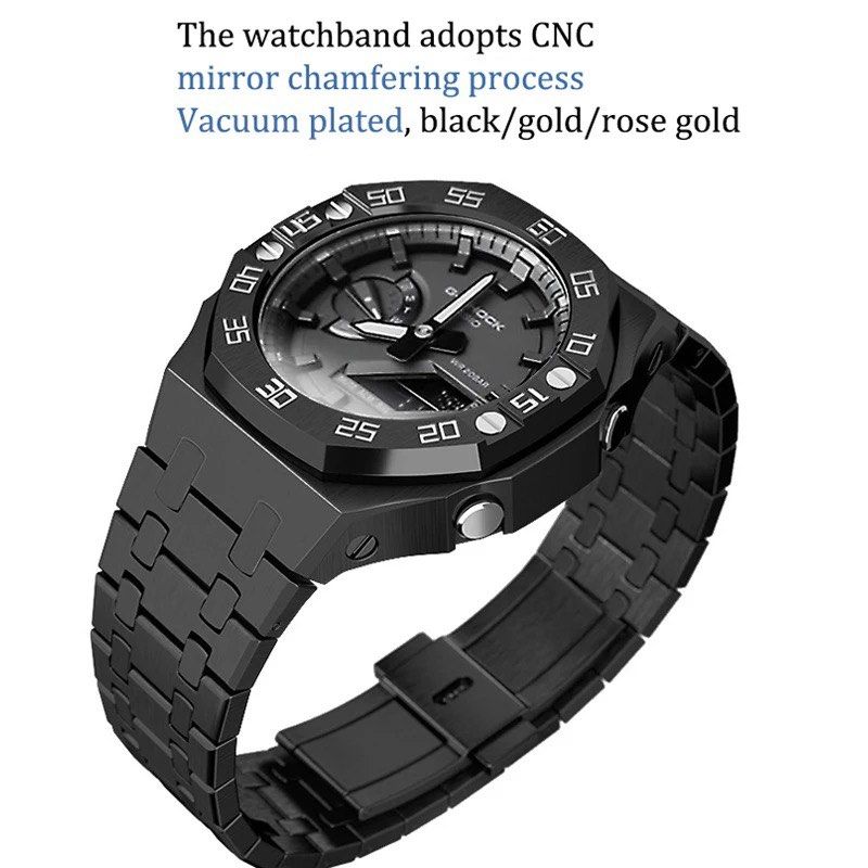 CasiOak Mod Kit for GA2100 Metal Bezel Casio Modification GEN4 ...