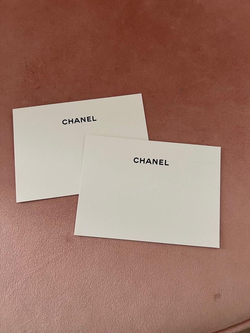 Chanel Greeting Card on Carousell